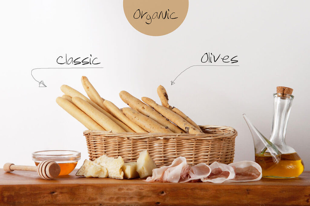 Crumbly Organic Breadsticks | Organic Grissotti PANDorà